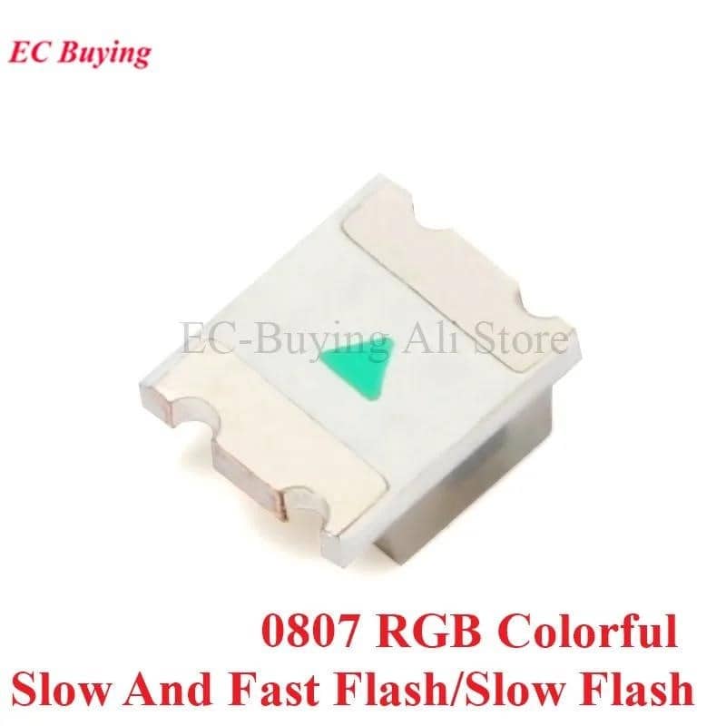 50 світлодіодних діодів SMD високої інтенсивності RGB 0805 і 0807 ...